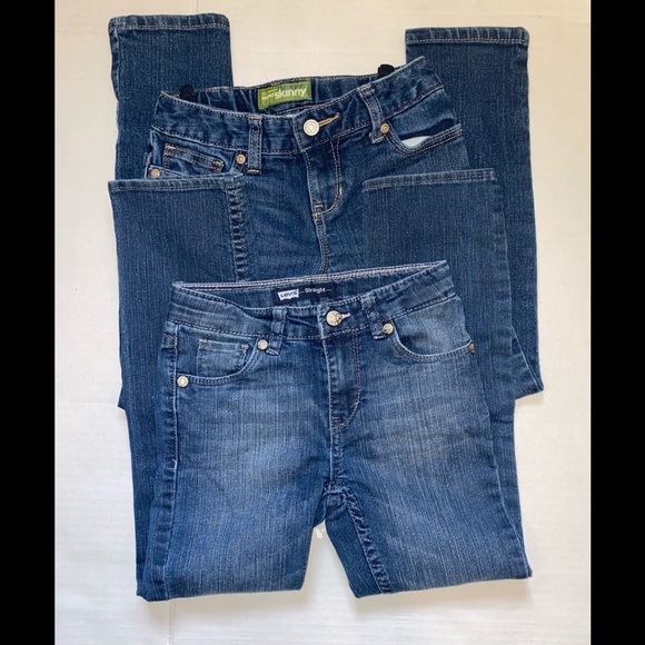Old Navy | Bottoms | Hp 2 Girls Pants Old Navy Levis Sizes 6x 6 Regular ...